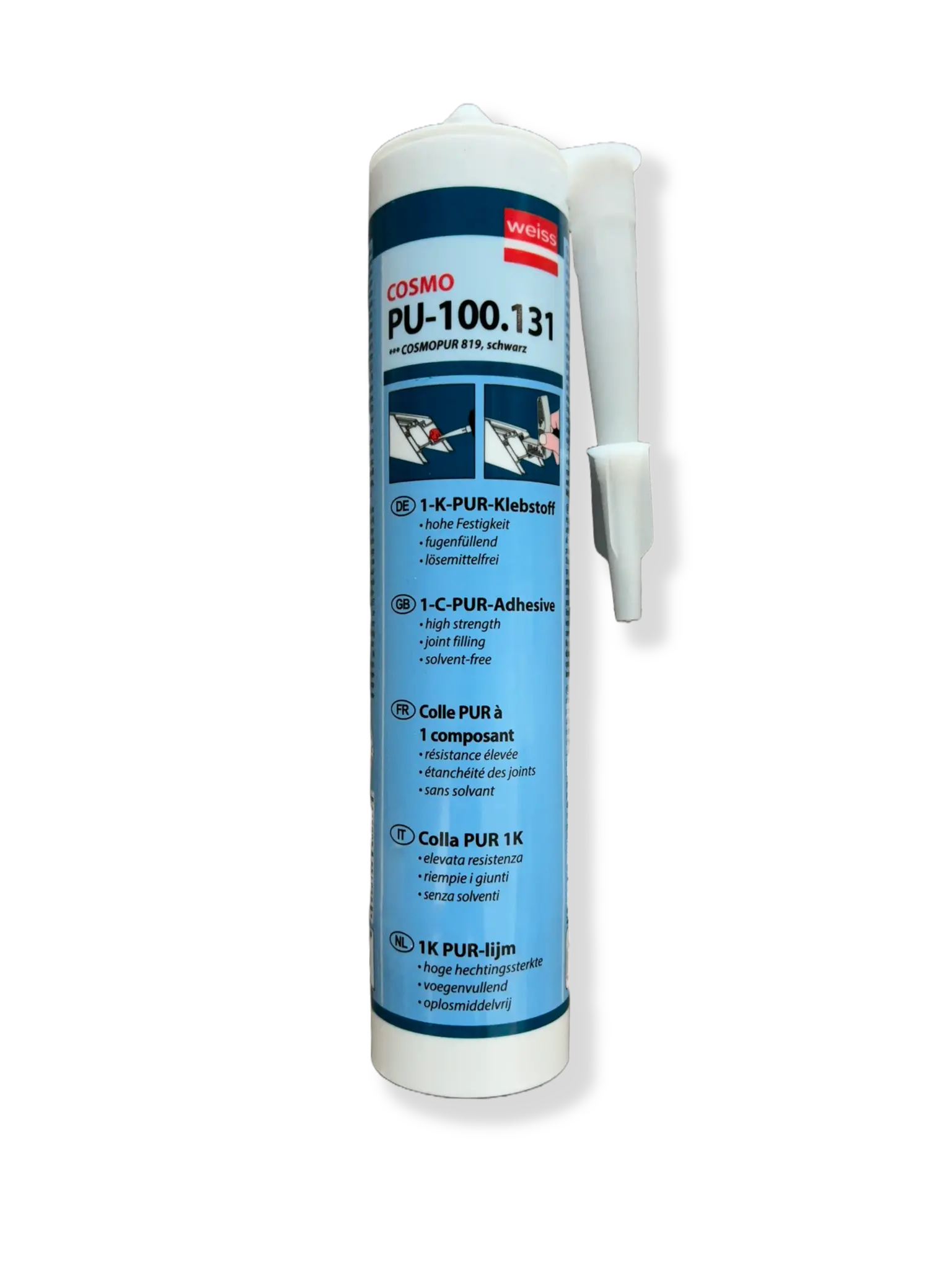 High-quality polyurethane assembly adhesive K1 300ml – Fibrolux